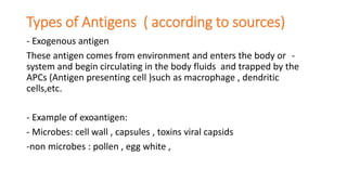 Antigens.lecture note immunology theoretical pptx | PPT