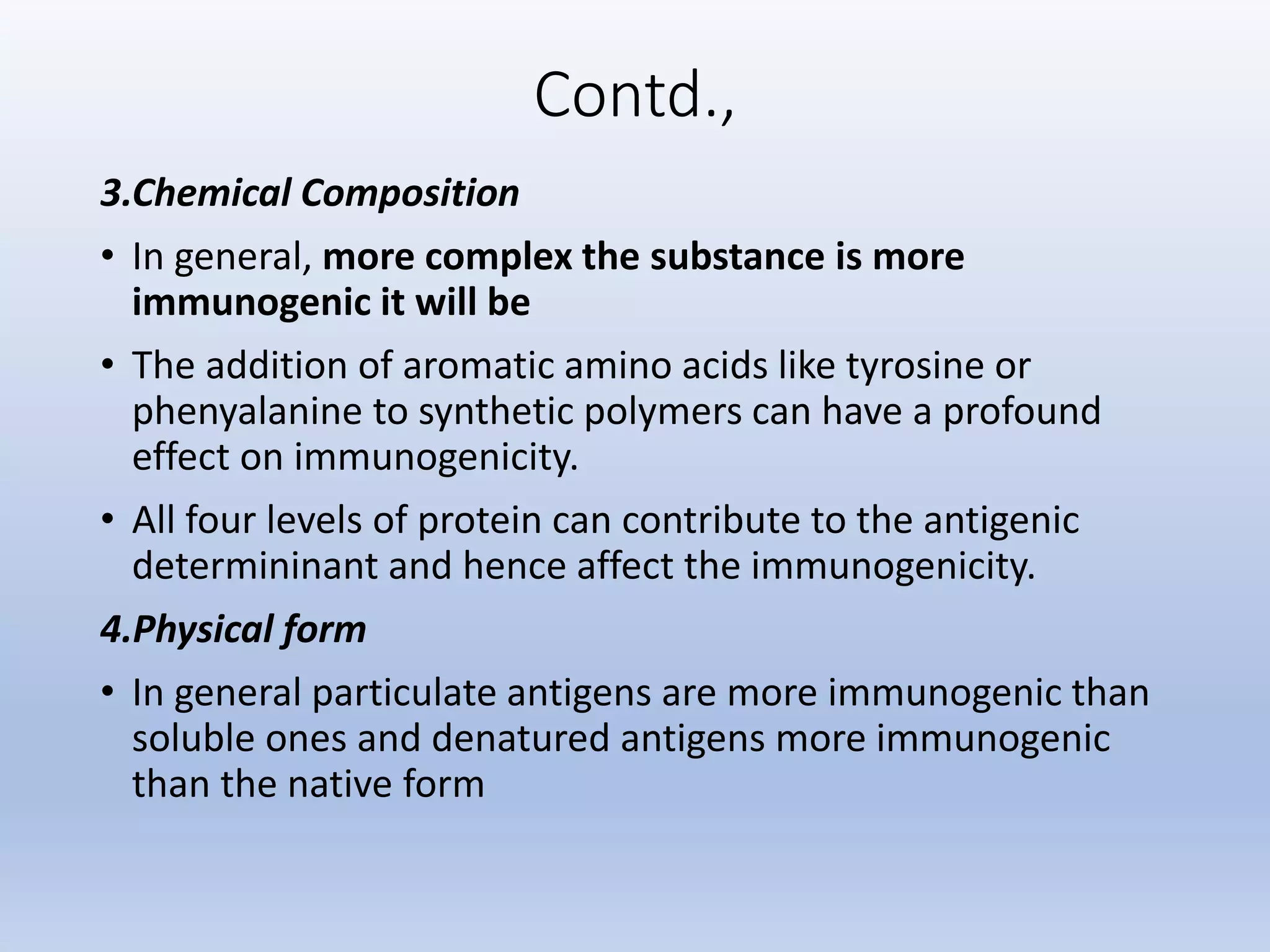 Antigens and conepts of vaccine | PPTX | Chemistry | Science