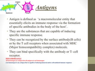 Antigens & haptens | PPTX