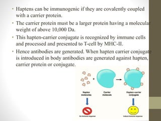 Antigens & haptens | PPTX