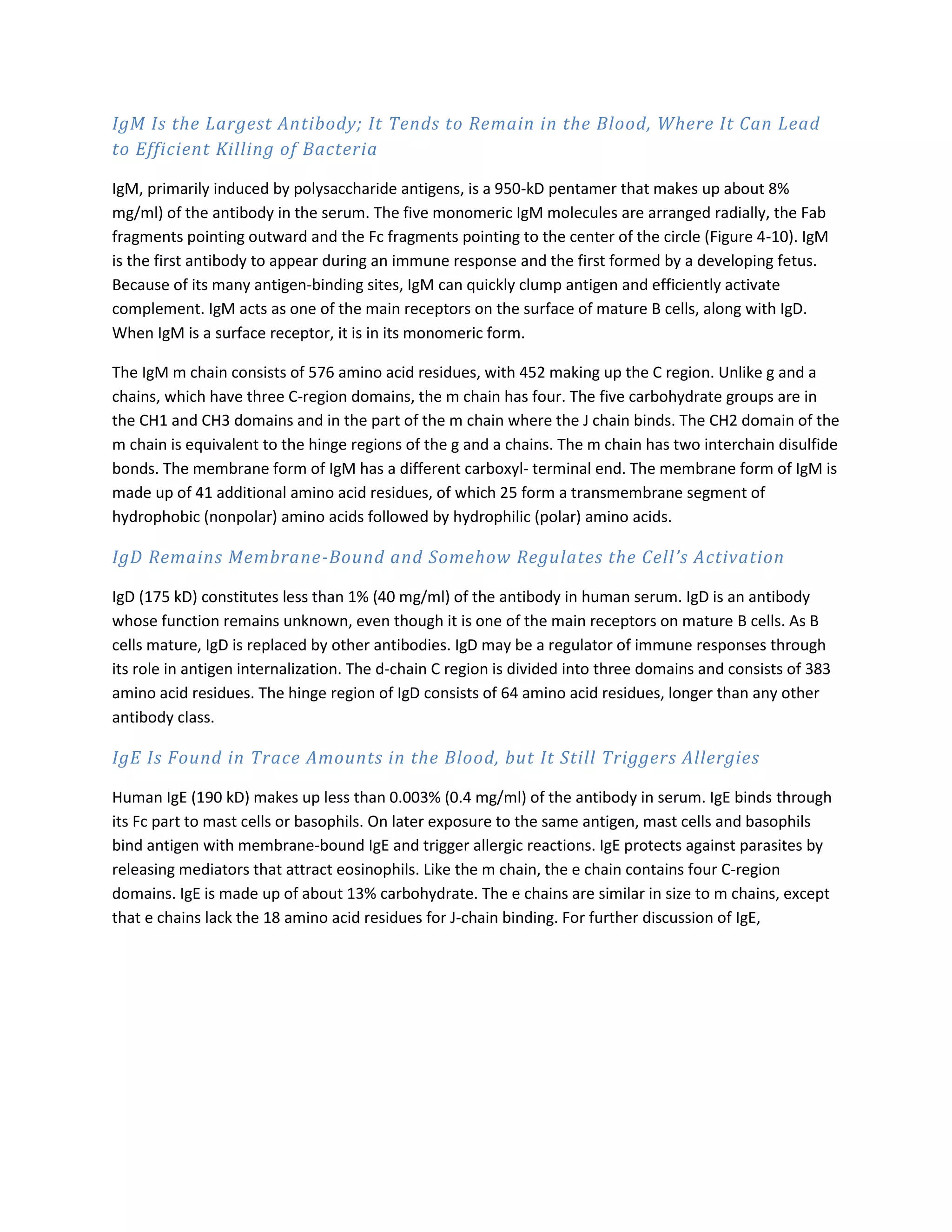 Antigen structure and immunogenicity | DOCX