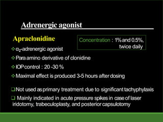 antiglaucoma drugs for optometrist students.pptx