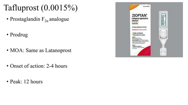 ANTI GLAUCOMA DRUGS.pptx | Eye and Vision Conditions | Diseases and ...