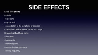 ANTIGLAUCOMA DRUGS by DR. ZAW MIN HTET | PPTX