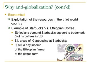 Anti-globalization in the world | PPT