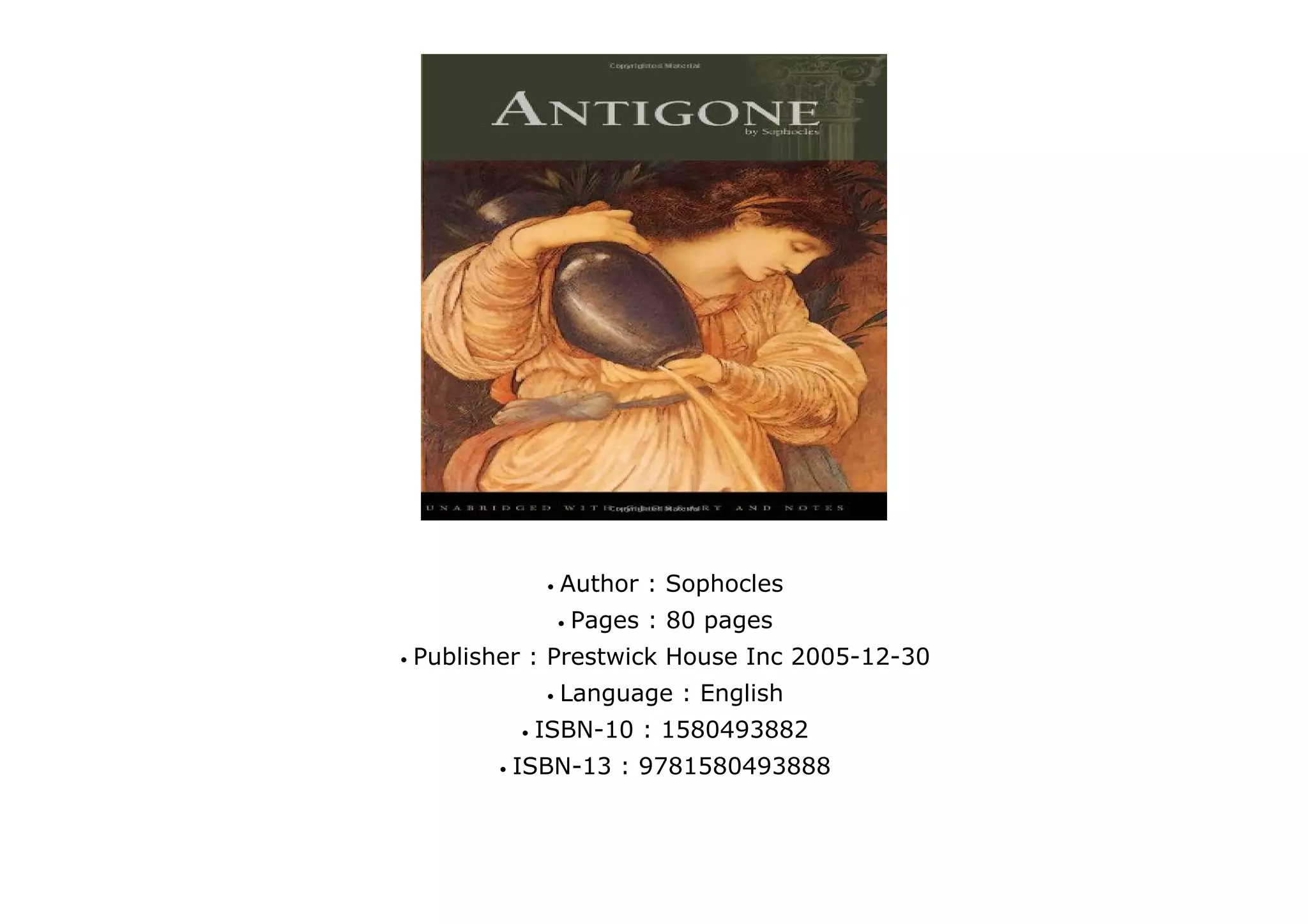 Antigone | PDF