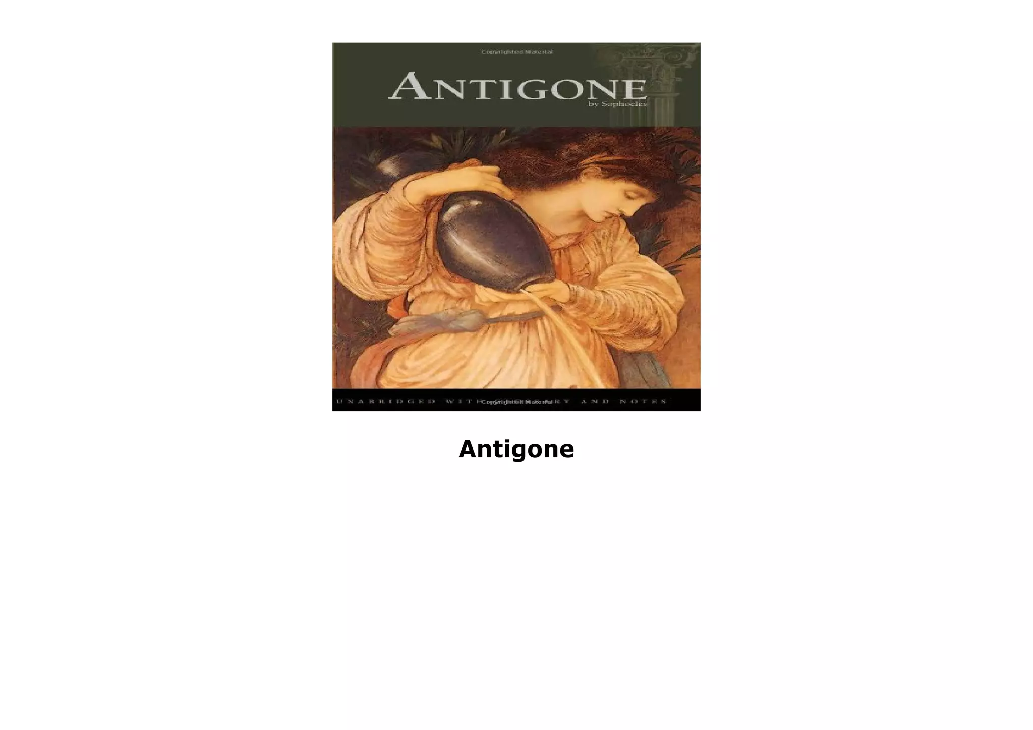 Antigone | PDF | Religion & Spirituality