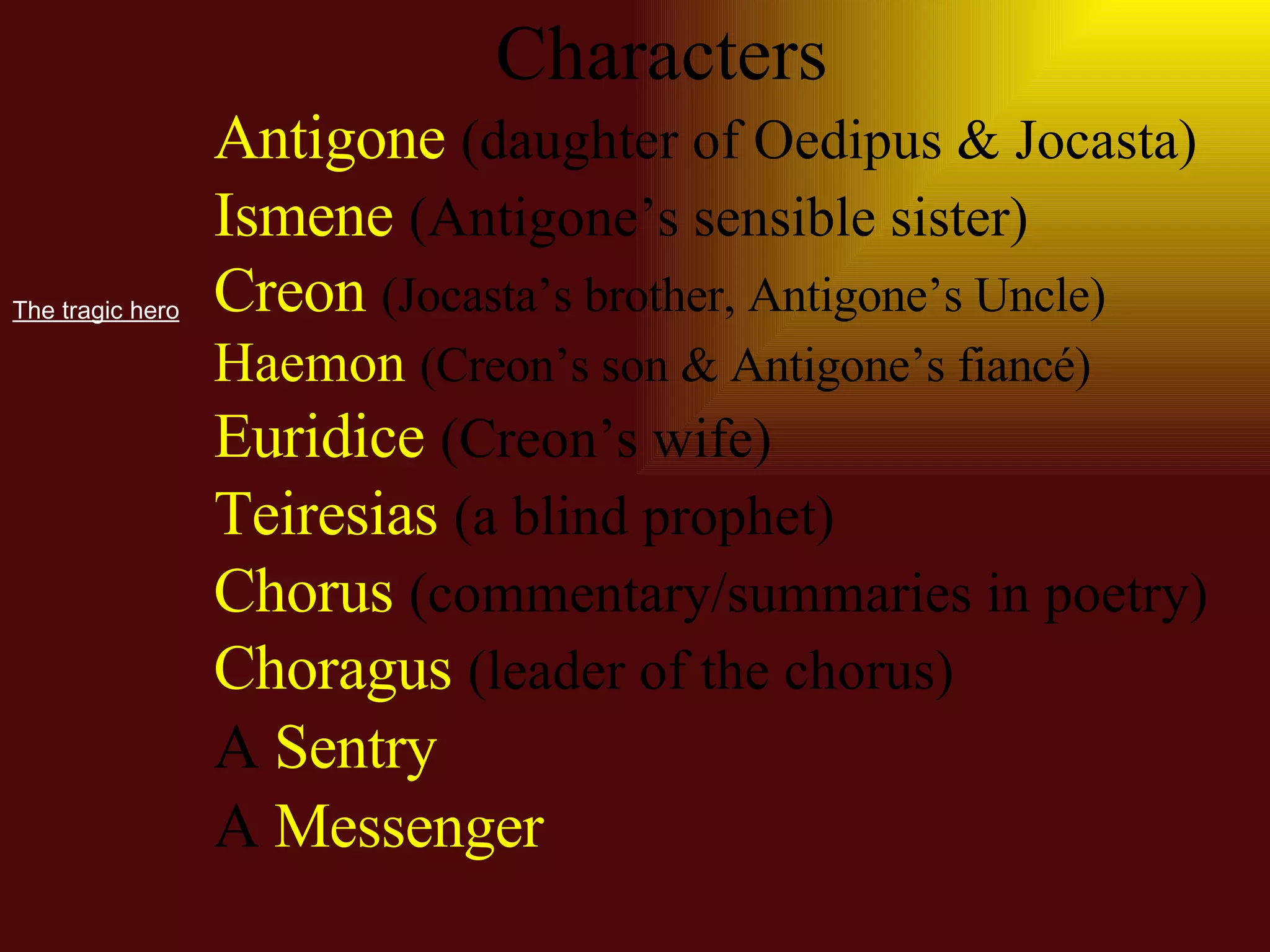 Antigone Background | PPT