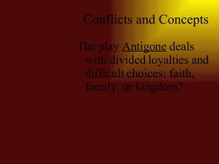 Antigone Background | PPT
