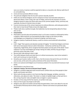 The Story of Antigone by Sophocles by RPC | PDF | Marriage and Civil ...