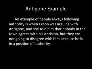 Antigone connection | PPTX