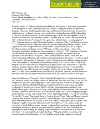 Antigone Now | PDF | Fine Art