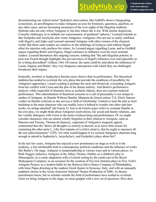 Antigone Now | PDF | Fine Art