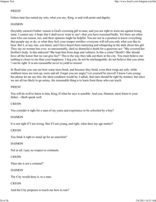Antigone Text | PDF