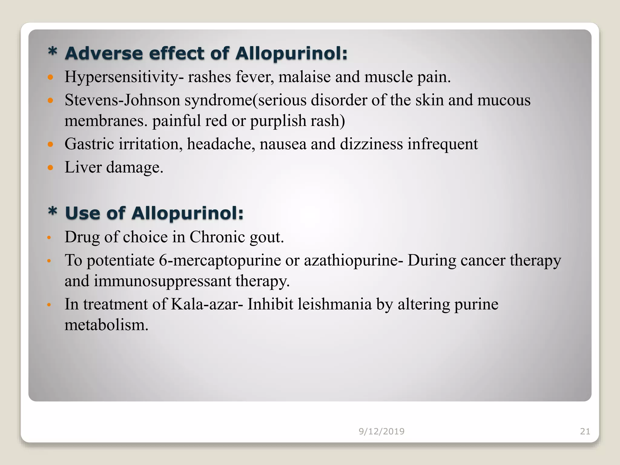 Antigout drugs | PPTX