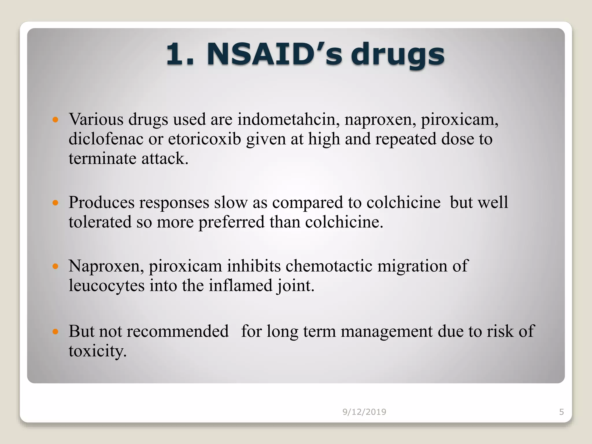 Antigout drugs | PPTX