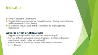 Gout And Antigout Drugs | PPT