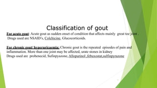 Gout And Antigout Drugs | PPT
