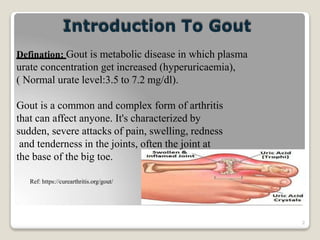 ANTI GOUT DRUGS.....pptx | Digestive Disorders | Diseases and Conditions