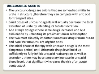 ANTI GOUT DRUGS.....pptx