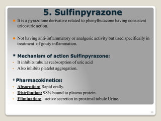 ANTI GOUT DRUGS.....pptx