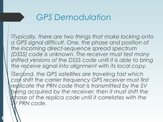 GPS modulation/demodulation and noise | PPT | Digital Audio | Computer ...