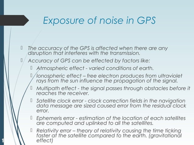 GPS modulation/demodulation and noise | PPT