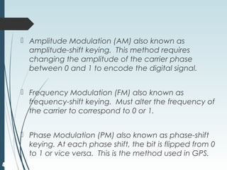 GPS modulation/demodulation and noise | PPT | Digital Audio | Computer ...