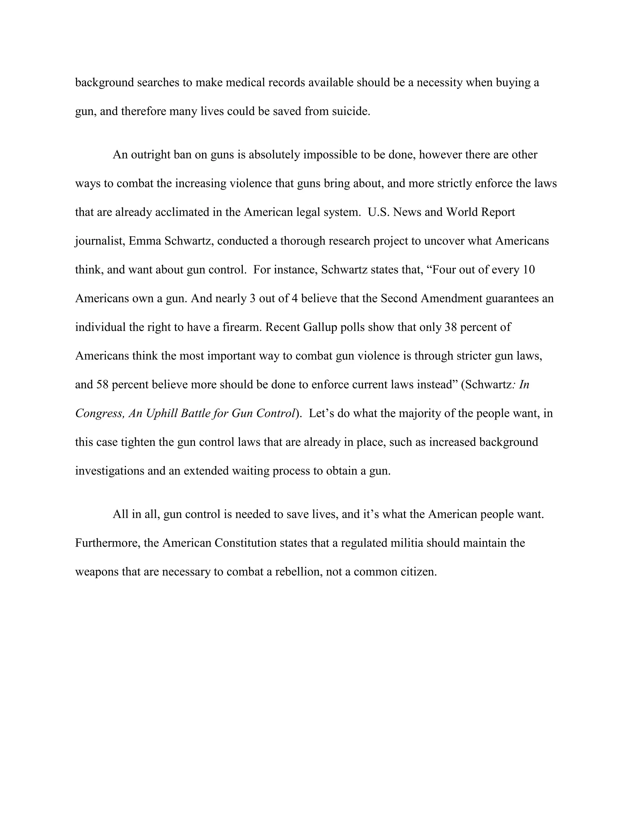 Anti gun control | DOCX | Arms & Ammunition | Sensitive Topics