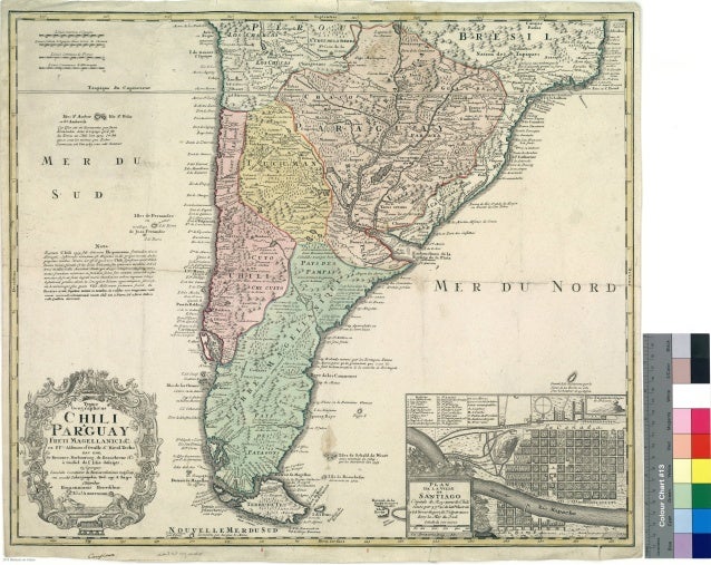 Mapa antiguo del Paraguay - Chile Mapa antiguo del Paraguay - Chile