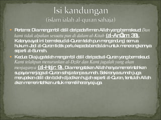 Anti Hadith Di Malaysia Interne | PPT