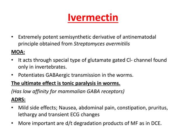 Anti helminthic drugs | PPTX