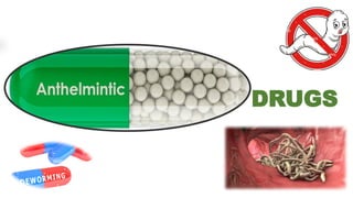 ANTI HELMINTHIC DRUGS- either kill (vermicidal) or expel(vermifuge ...