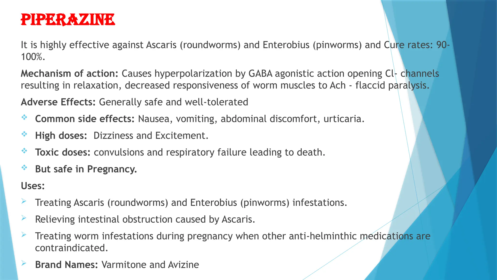 ANTHELMINTHIC: Types of Worms, Treatment, Drug Classification ...
