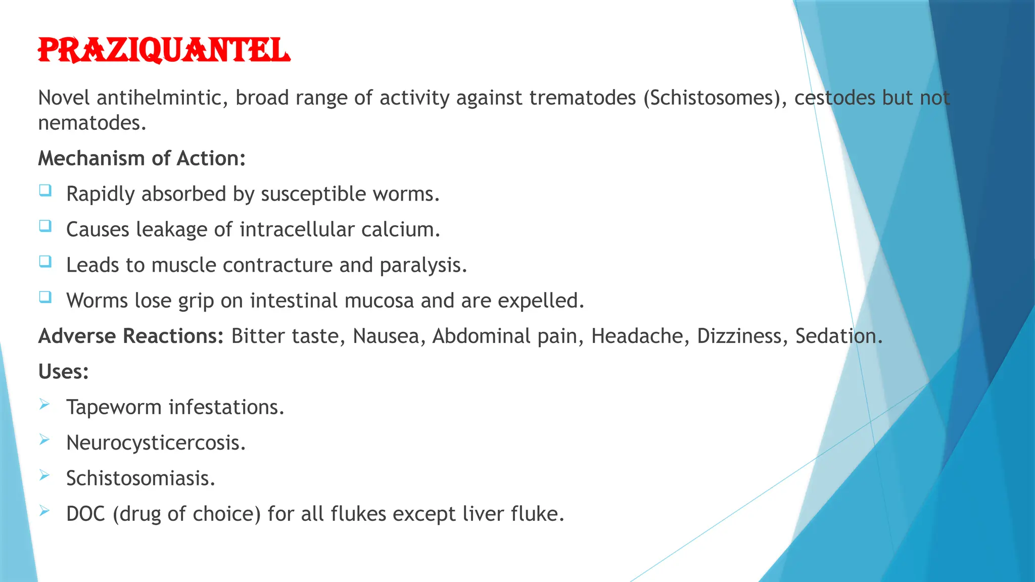 ANTHELMINTHIC: Types of Worms, Treatment, Drug Classification ...