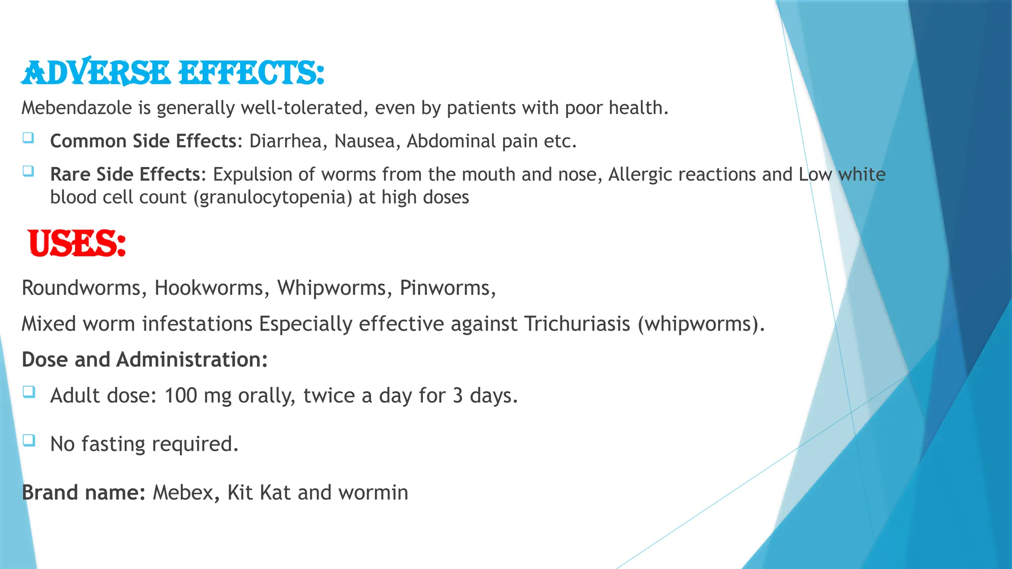 ANTHELMINTHIC: Types of Worms, Treatment, Drug Classification ...