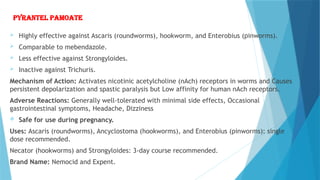 ANTHELMINTHIC: Types of Worms, Treatment, Drug Classification ...