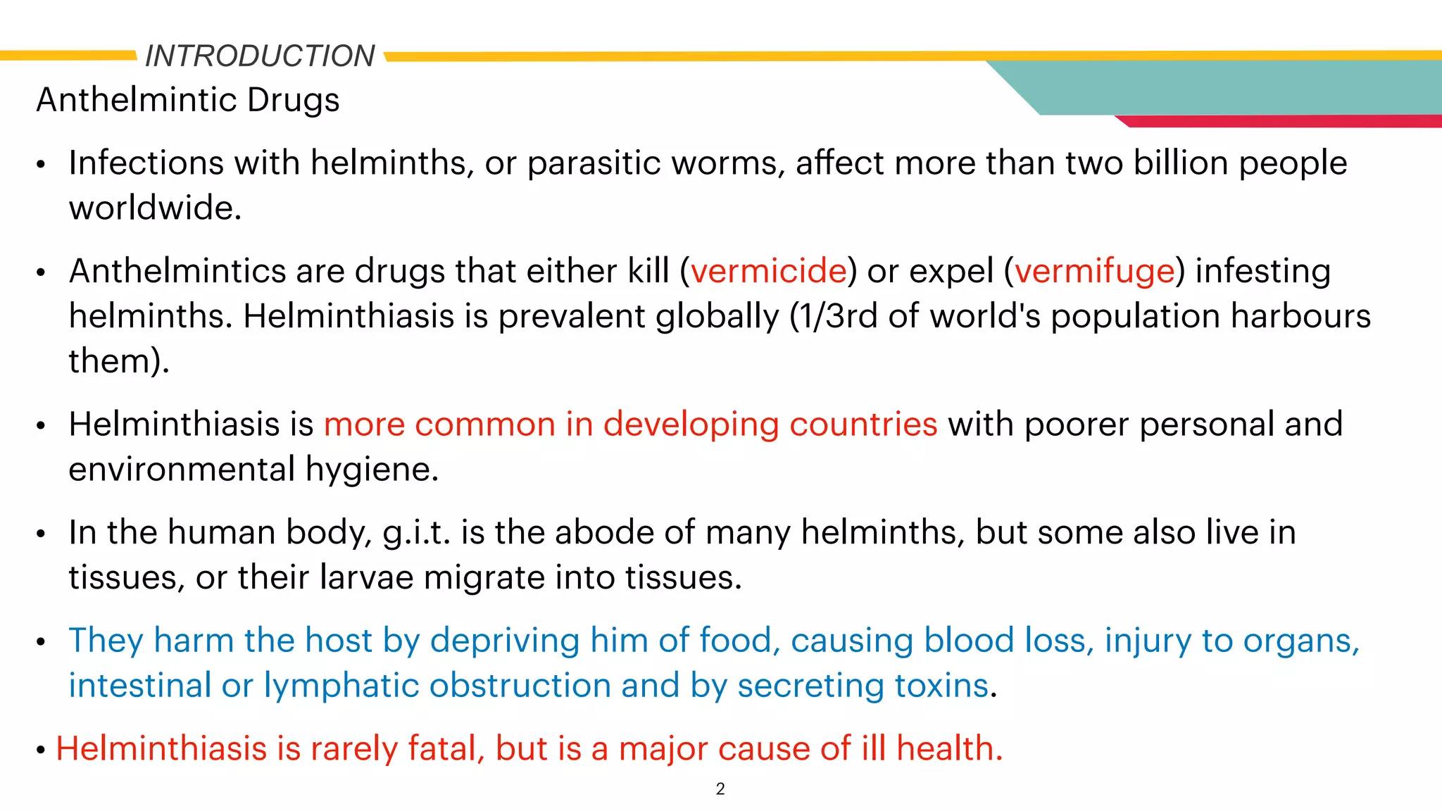 Antihelmintics | PPT