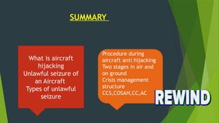 anti hijacking of an aircraft - Copy.pptx