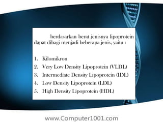 FARMAKOLOGI ANTIHIPERLIPIDEMIA DAN HIPERKOLESTEROL | PPTX