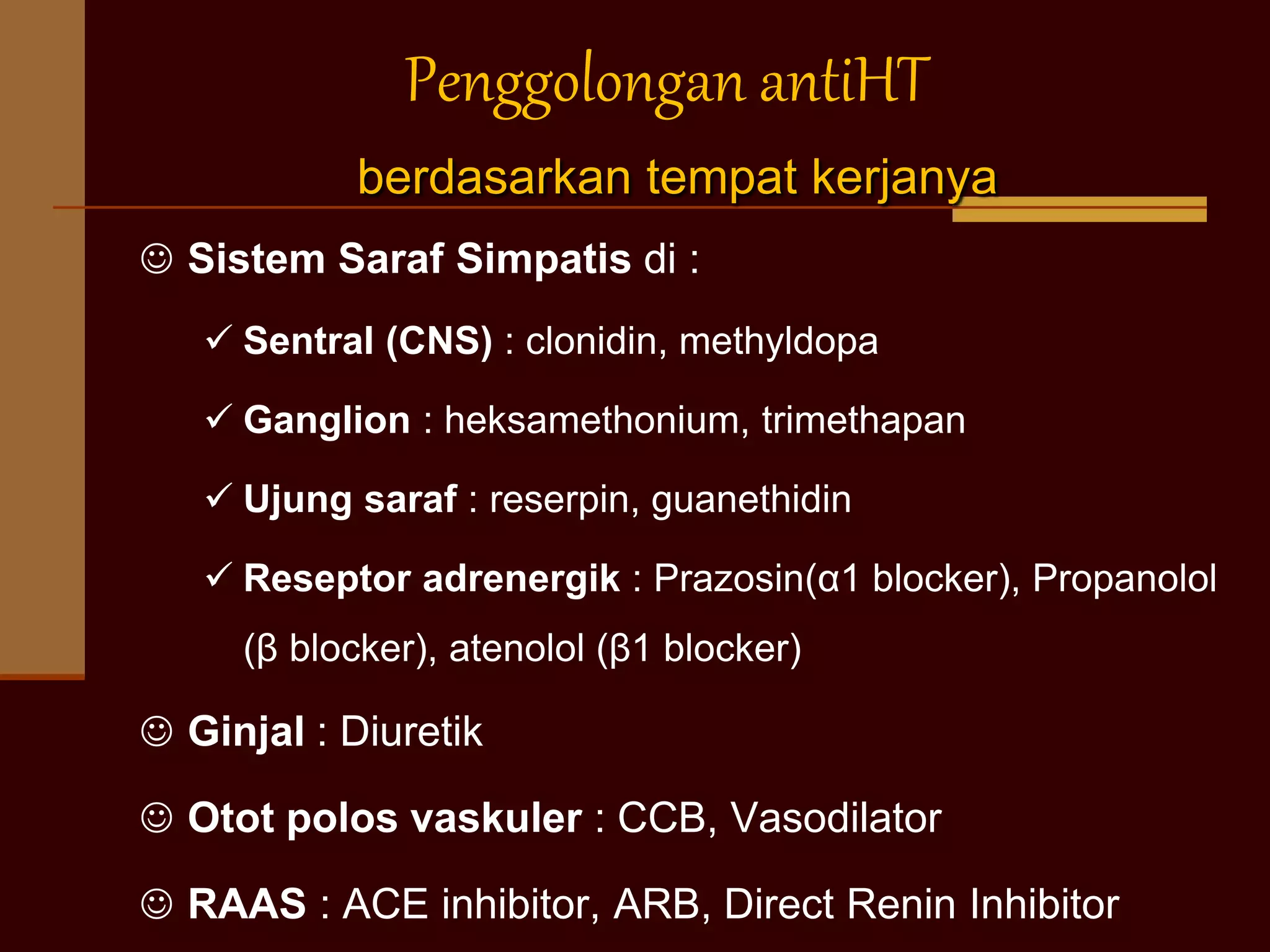 Anti hipertensi | PPTX
