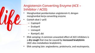 Farmakologi obat - obatan antihipertensi | PPTX