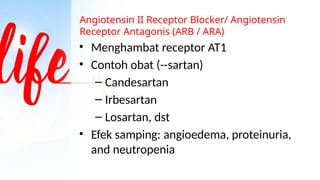 Farmakologi obat - obatan antihipertensi | PPTX