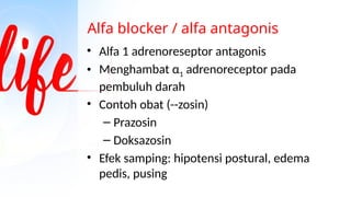 Farmakologi obat - obatan antihipertensi | PPTX