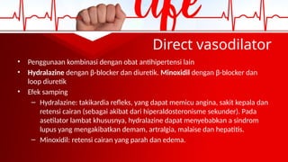 Farmakologi obat - obatan antihipertensi | PPTX