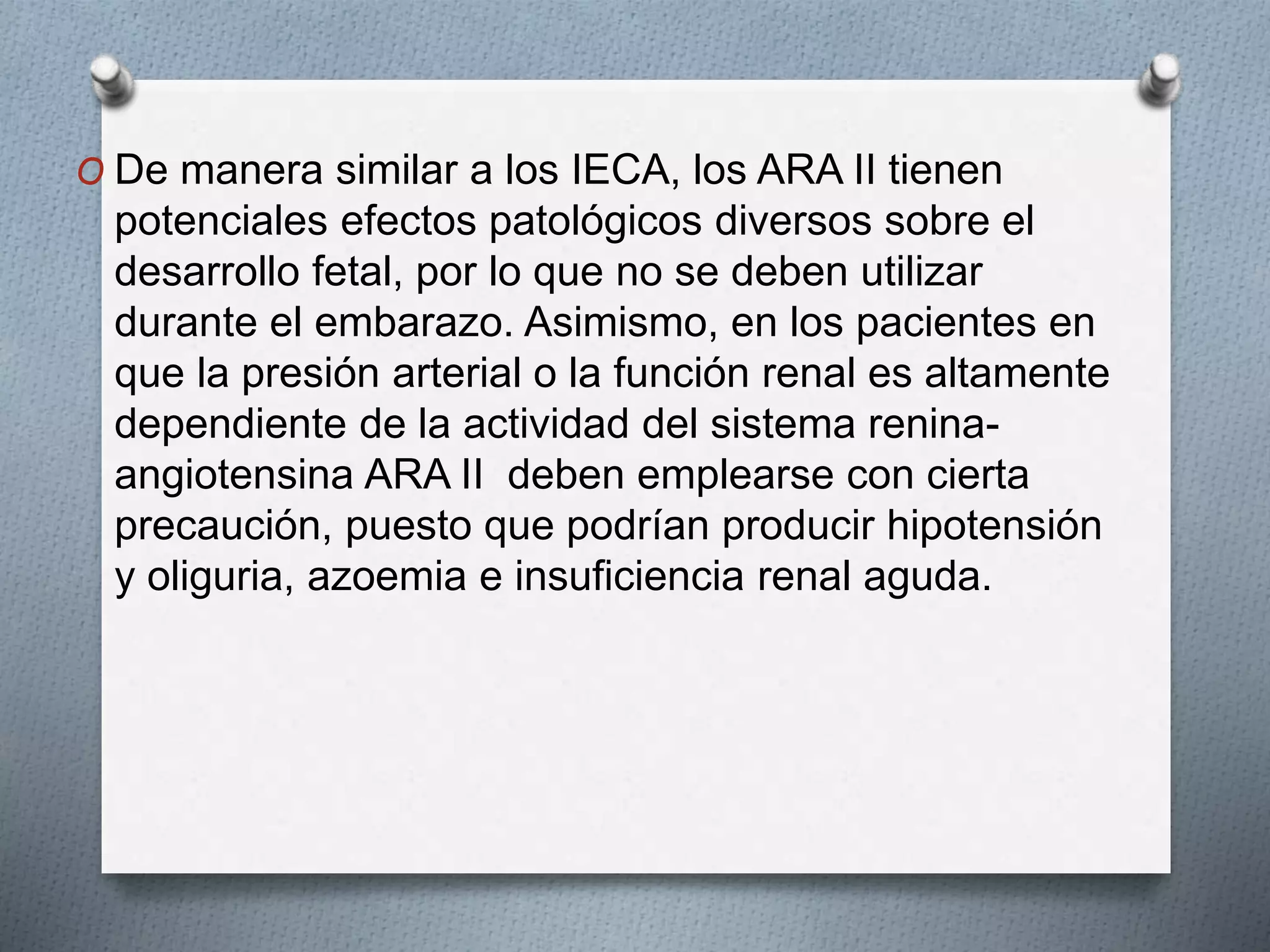 Antihipertensivos ARA II | PPTX | Pharmaceutical Drugs | Medical Health