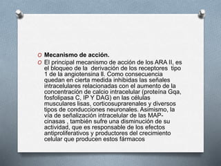 Antihipertensivos ARA II | PPTX