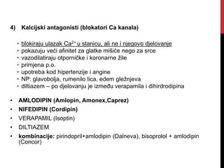 Antihipertenzivi | PPTX