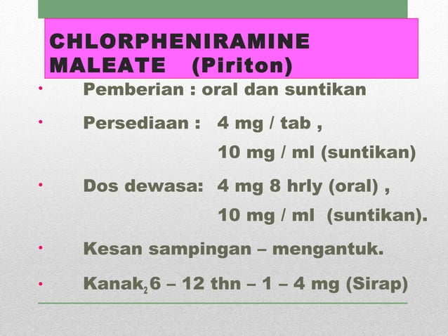 ANTI HISTAMIN | PPT
