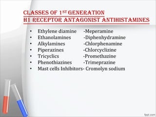 Antihistamines | PDF